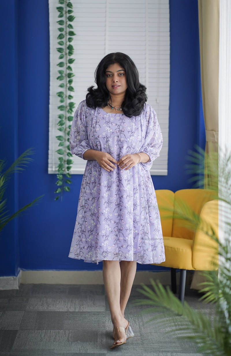 Her Grace - CALM Georgette dress – Ruffleberry